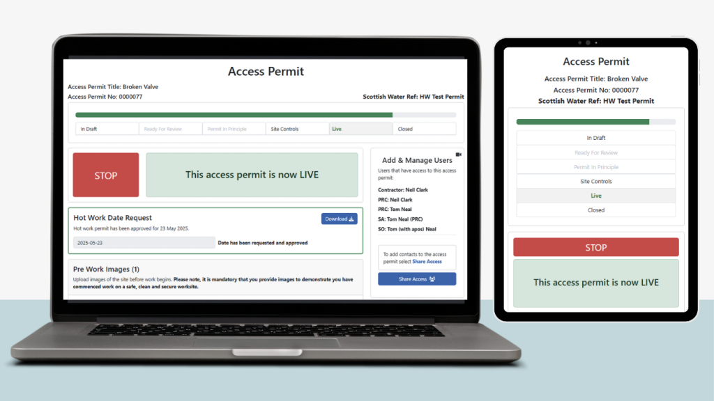 Digital Permit to Work Software (ePtW) - Integrated Human Factors (IHF Limited)